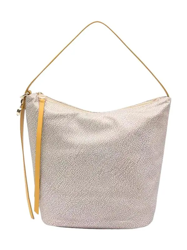 Borbonese Patterned Shoulder Bag - Neutrals