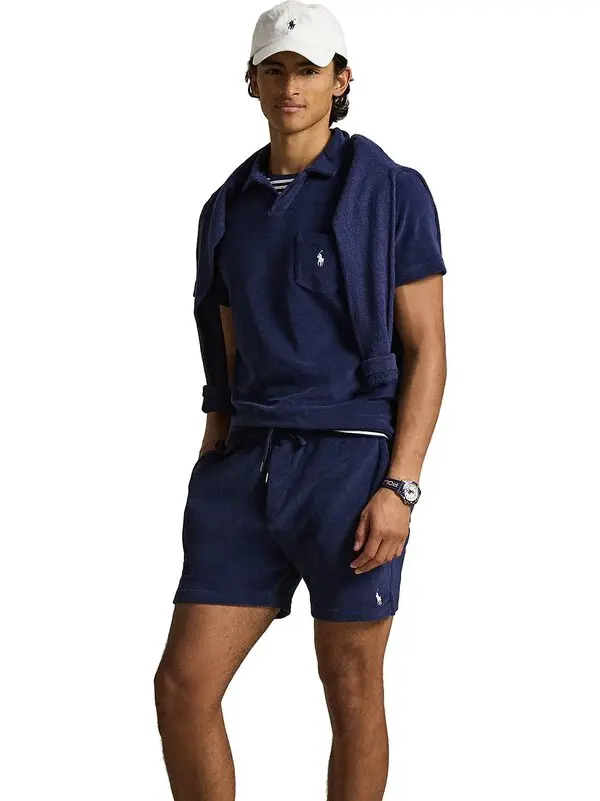 Ralph Lauren 6-inch Terry Drawstring Short - Newport Navy