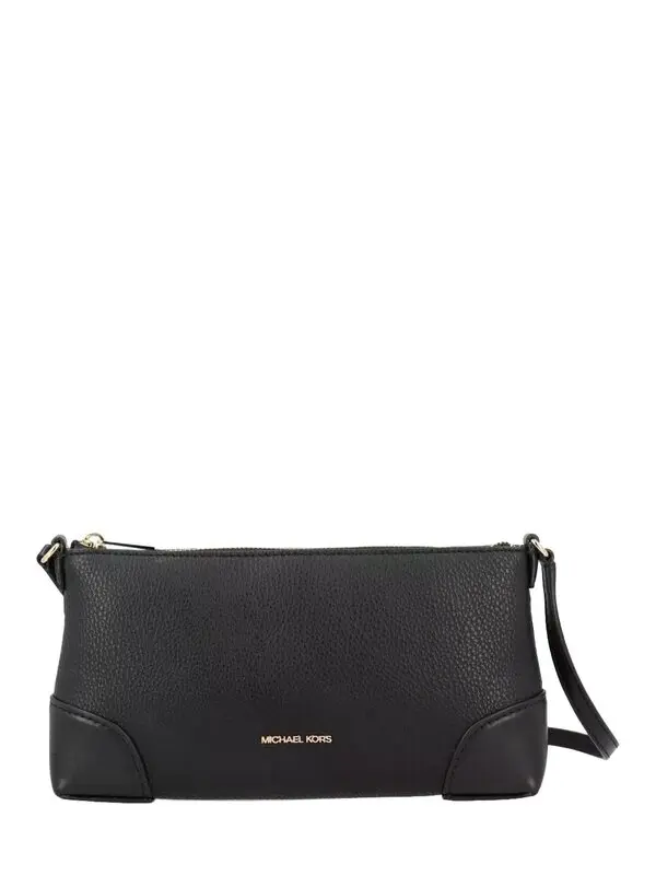 Michael Kors Logo-plaque Shoulder Bag - Black