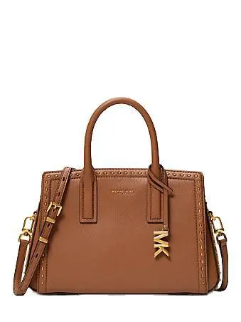 Michael Kors Laila Small Satchel - Brown