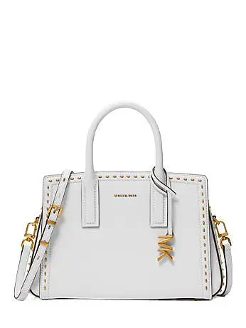 Michael Kors Laila Small Satchel - White