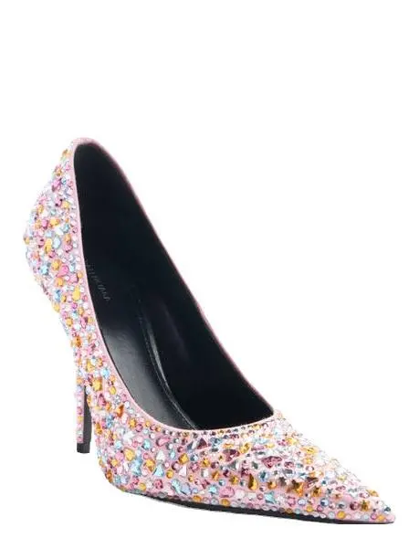 Balenciaga Knife Embellished Pumps - Pink/multicolor