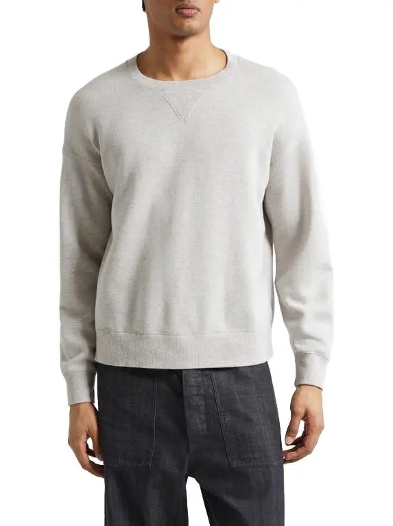 Visvim Jumbo Fine Wool & Cotton Sweatshirt - Grey