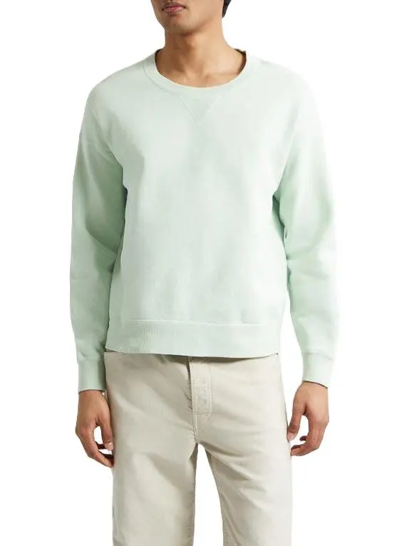 Visvim Jumbo French Terry Sweatshirt - Light Green