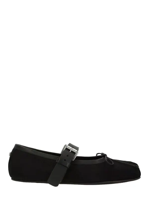 ANN DEMEULEMEESTER Zoey Buckled Ballet Flats - Black