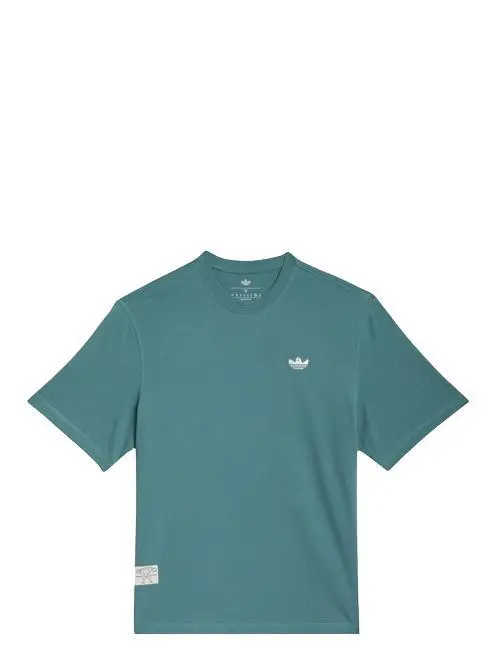 Adidas Shmoofoil Heavyweight Tee Shirt - Preloved Teal
