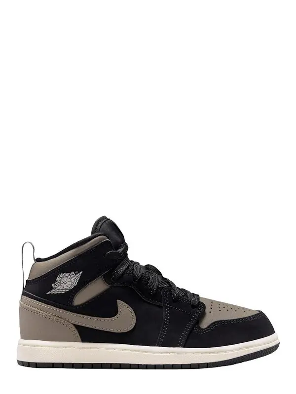 JORDAN 1 Mid Se Sneakers - Black/light Wild Mango/muslin