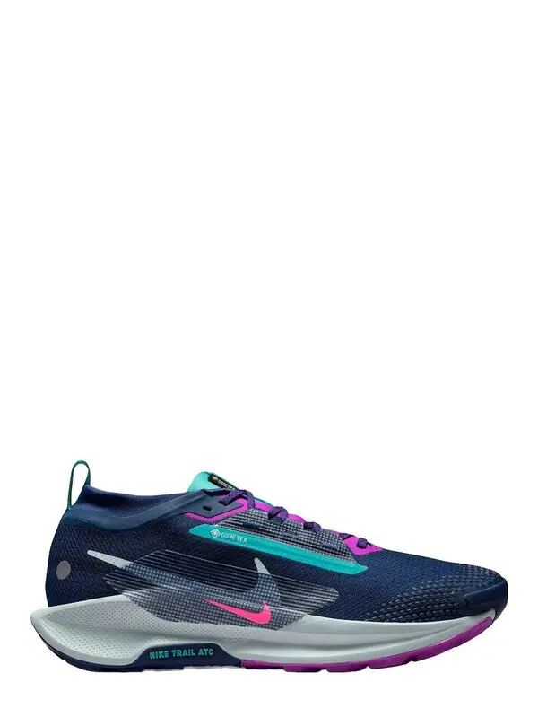 Nike React Pegasus Trail 5 Gore-tex Sneakers - Midnight Navy Blue/hyper Pink/vivid Purple