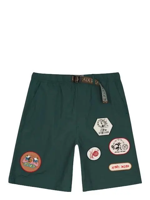 BRAIN DEAD Nylon Baggy Climber Short - Forest Green