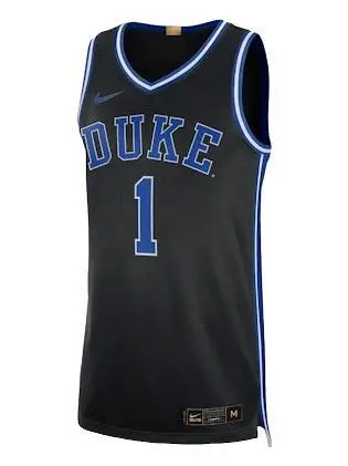 Nike College Drifit Duke Limited Jersey - Black/game Royal