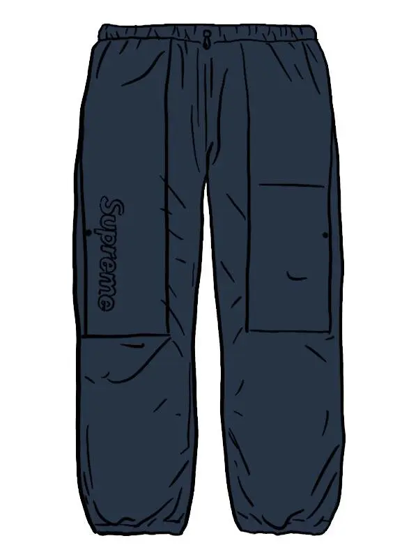 Supreme 2tone Cinch Pant - Navy Blue