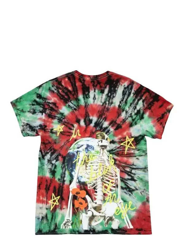 TRAVIS SCOTT Blink Of An Eye Europe Tour Tee Shirt - Tie/dye