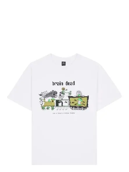 BRAIN DEAD Artificial Paradise T-shirt - White