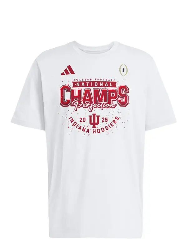 Adidas Indiana Hoosiers Nationals Champions Perfection Tee - White / Multi