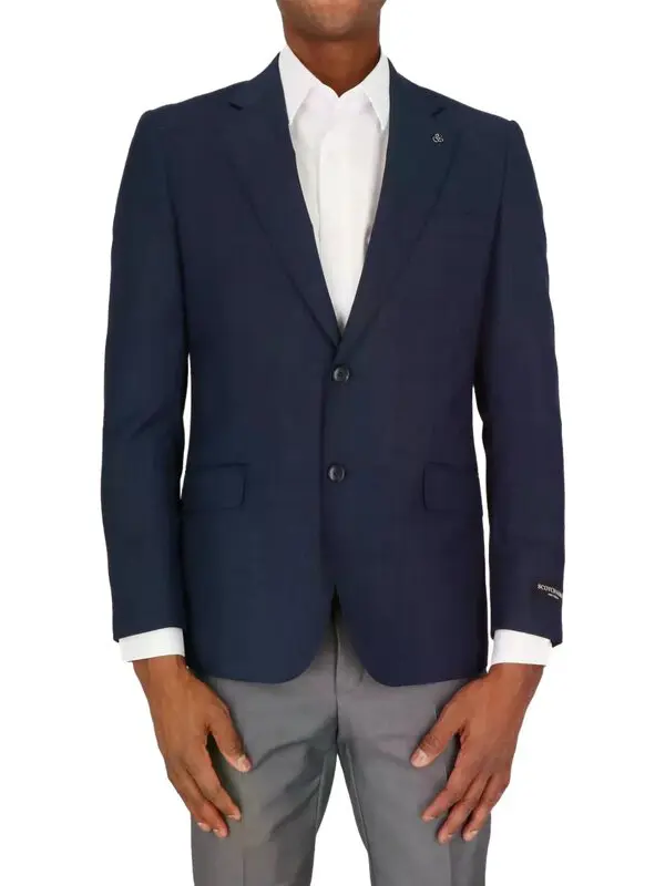Scotch & Soda Checked Sports Coat - Blue