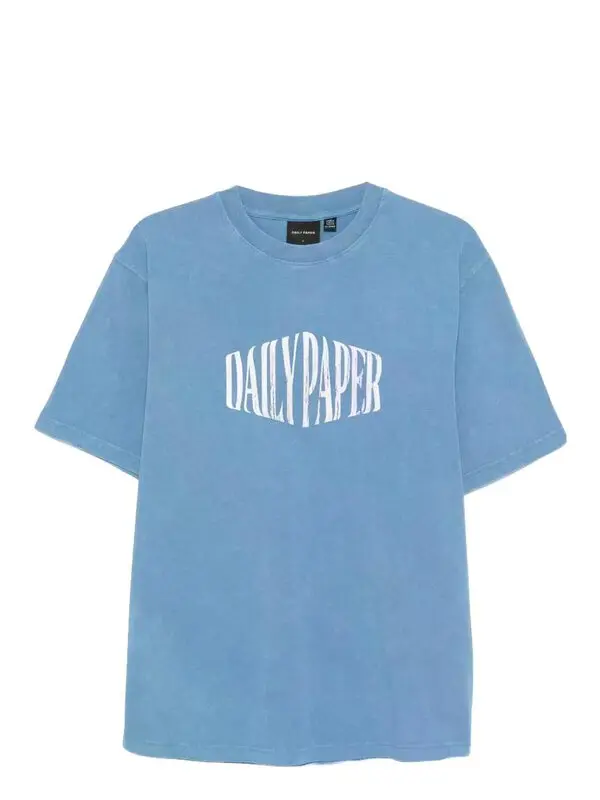 DAILY PAPER Logo-print T-shirt - Blue