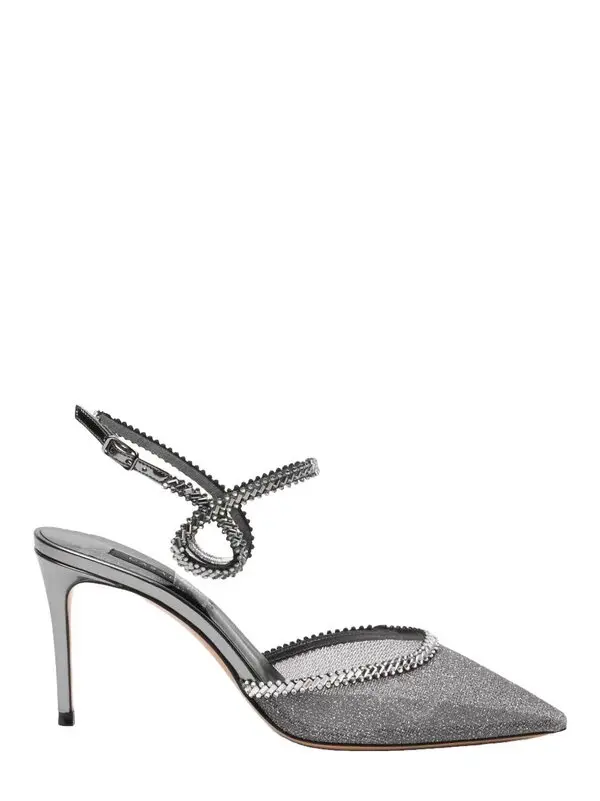 Casadei Josephine Slingback Pumps - Grey