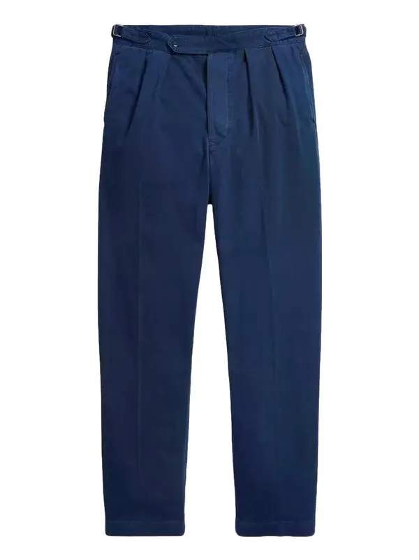 Polo Ralph Lauren Twill Pleated Trousers - Blue