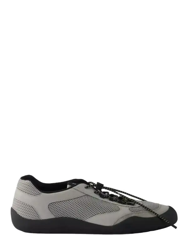 Prada Speedrock Panelled Sneakers - Grey