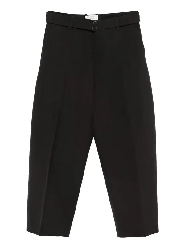 Studio Nicholson Belted Trousers - Black