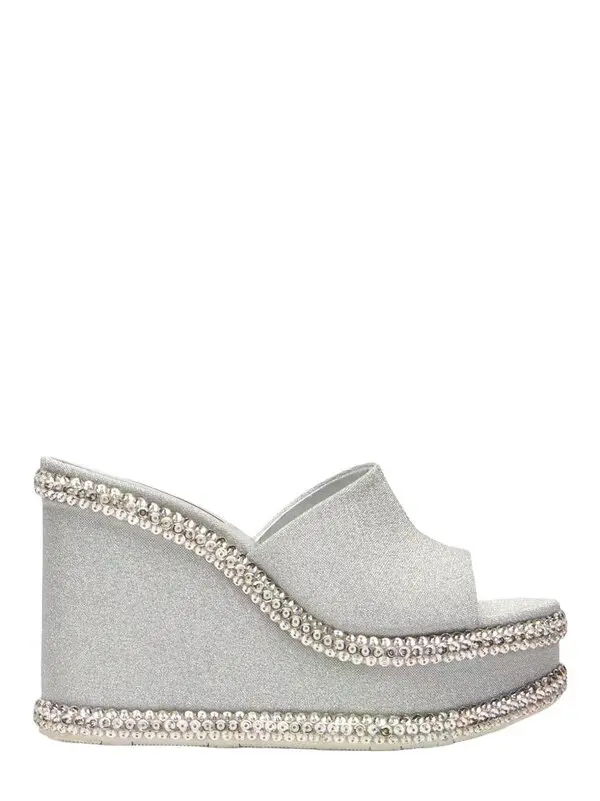 Casadei Sirio Wedge Sandals - Silver