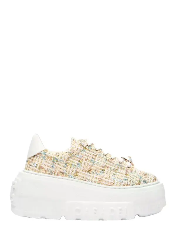 Casadei Nexus Bouclé Sneakers - White