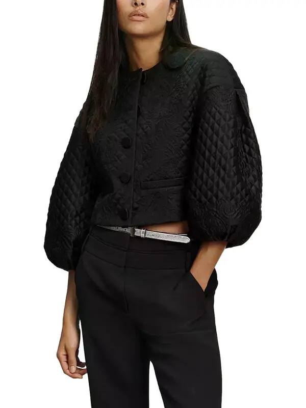 Veronica Beard Quilted Jacket - Black