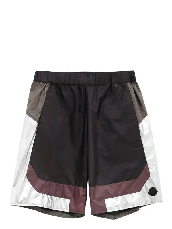 Moncler Colourblock Shorts - Black