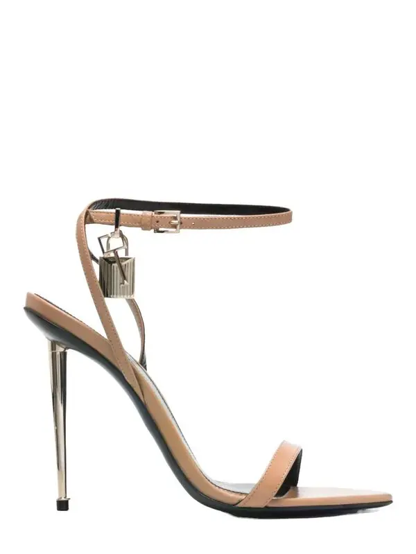 TOM FORD Padlock Ankle-strap Sandals - Brown