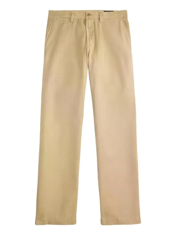 Polo Ralph Lauren Embroidered Chino Trousers - Neutrals