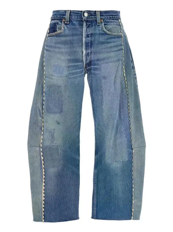 B Sides Customized Levi's Lasso Jeans - Blue