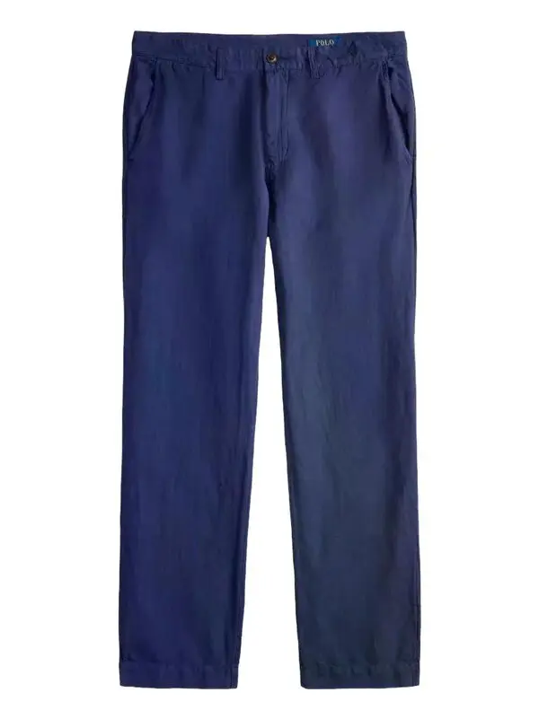 Polo Ralph Lauren Embroidered-logo Trousers - Blue