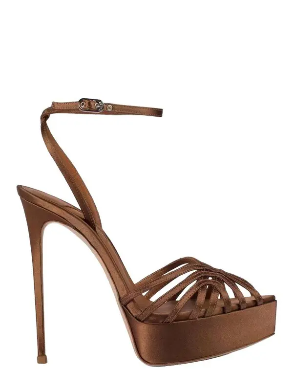 LE SILLA Embrace Stiletto-heel Sandals - Brown