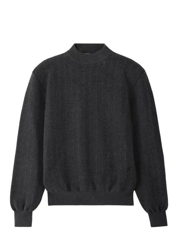 Jacquemus Gallone High-neck Sweater - Grey