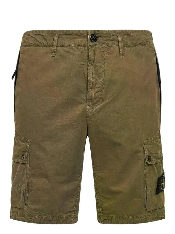 Stone Island Cargo Shorts - Green