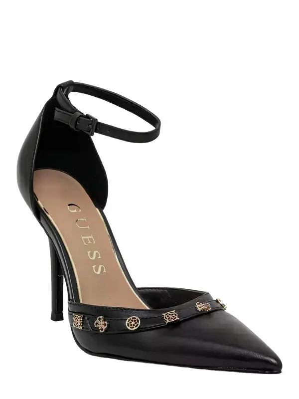 Guess Nanae Embellished Heeled Sandals - Black
