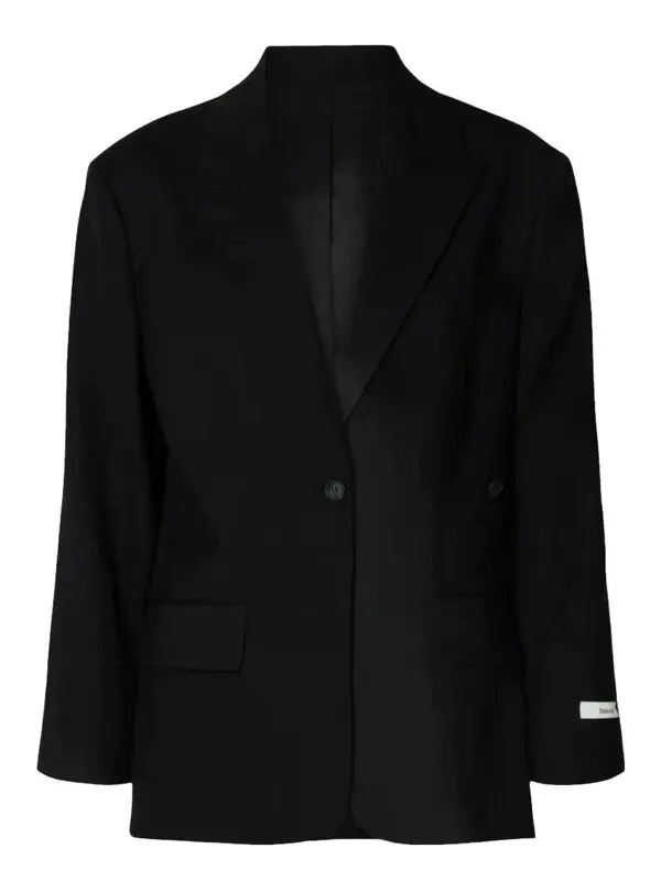 SELECTED Double-breasted Jacket - Black