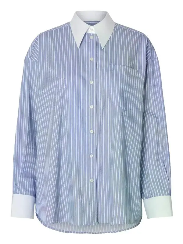SELECTED Striped Shirt - Blue