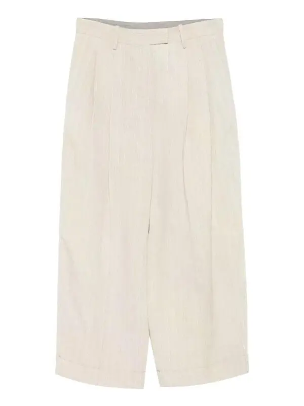 ALYSI Pleated Trousers - Neutrals