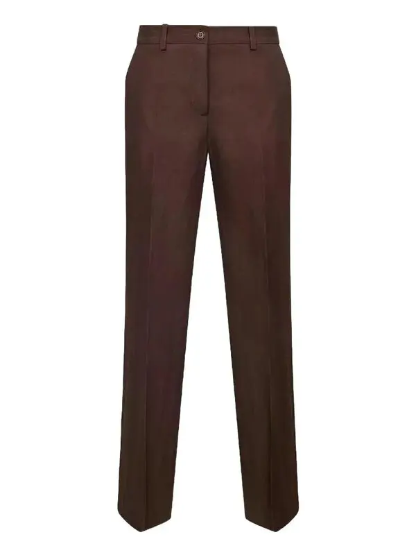 P.a.r.o.s.h Flared Trousers - Brown