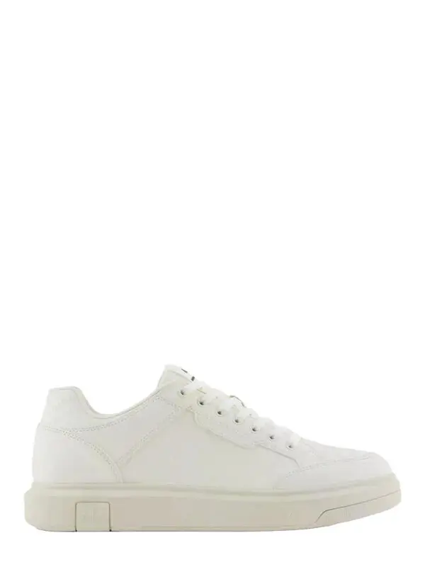 Armani Exchange Embossed Sneakers - Neutrals