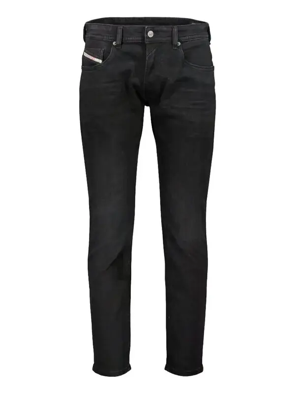 Diesel Five-pocket Slim Jeans - Black