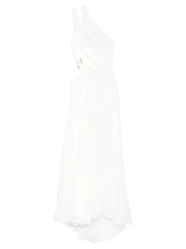Cult Gaia Zan One-shoulder Ring Gown - White