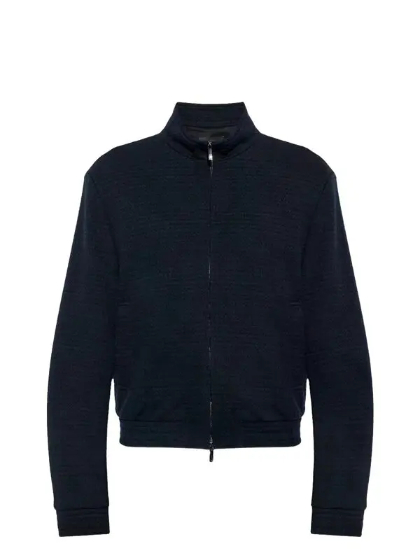 Emporio Armani Zip-up Sweatshirt - Blue