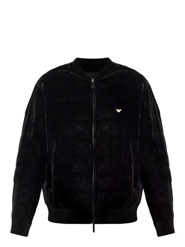 Emporio Armani Reversible Bomber Jacket - Black