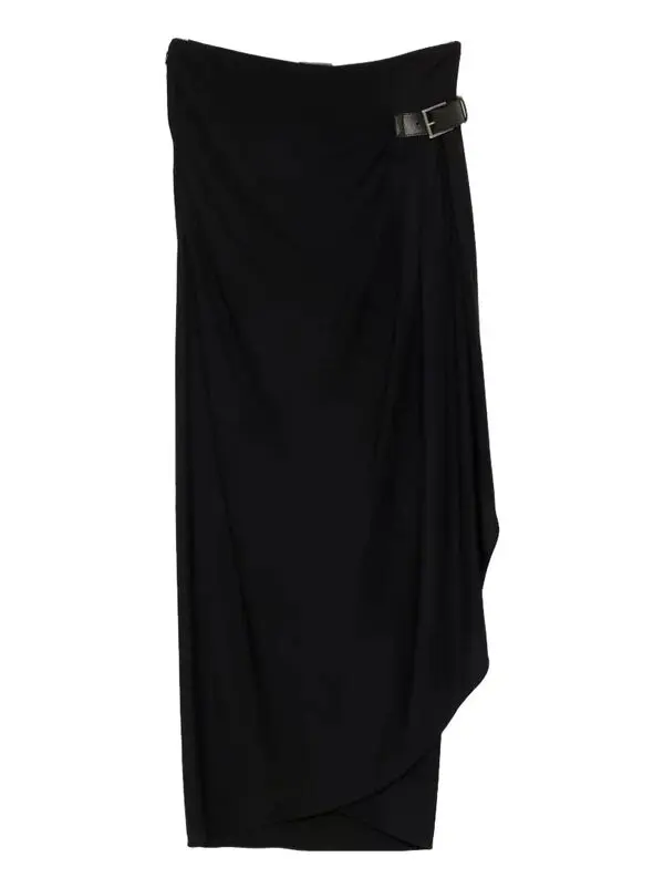 TOM FORD Buckle-detail Maxi Skirt - Black