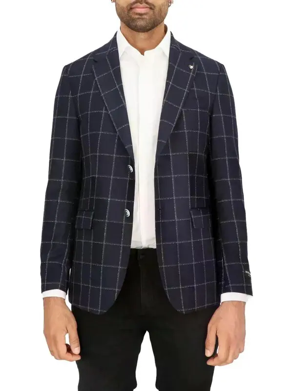 Scotch & Soda Checked Sports Coat - Blue