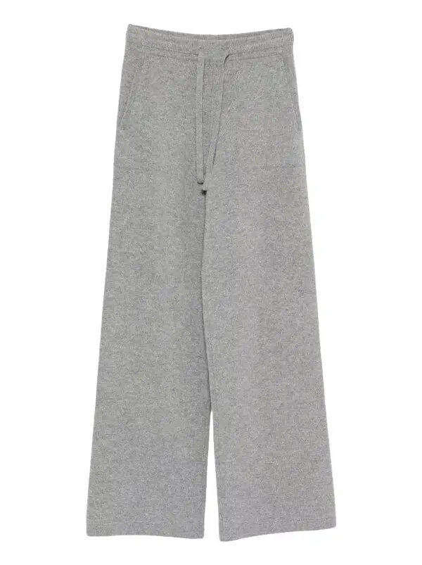 Max Mara Drawstring-waist Track Pants - Grey