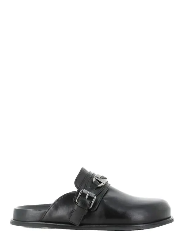 Zadig&Voltaire Buckled Leather Mules - Black