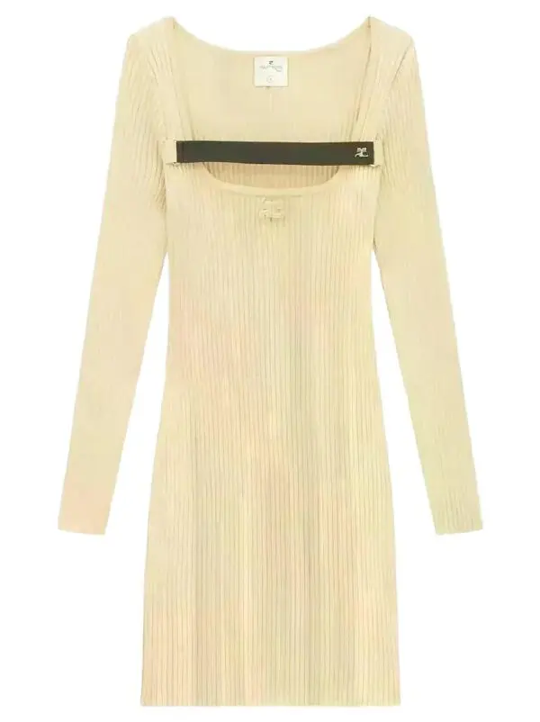 COURREGES Long-sleeve Dress - Neutrals